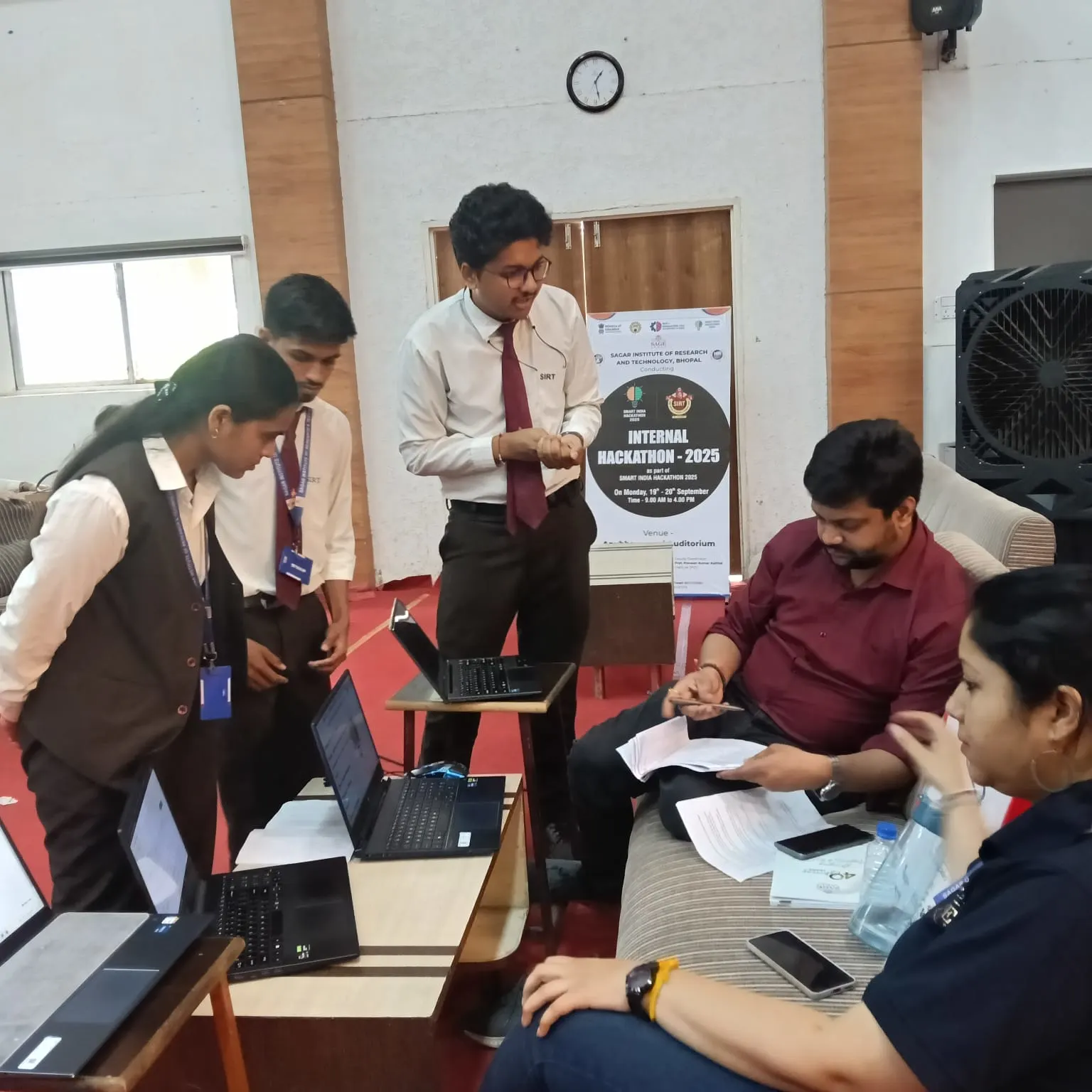 Sirt Bhopal Organizes Internal Hackathon Smart India Hackathon 2025